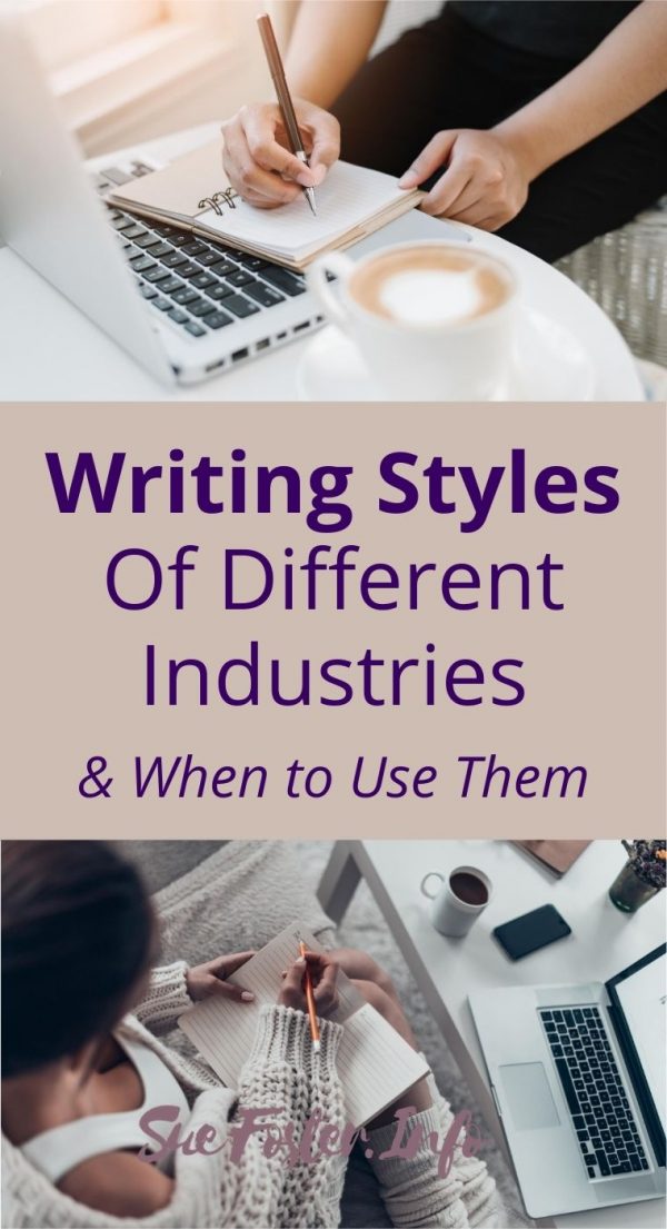 Writing in Different Styles for Articles and Blogs | Sue Foster ...