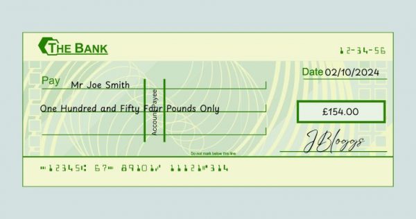 How to Write a Cheque in the UK | Sue Foster - Money and Lifestyle Blog